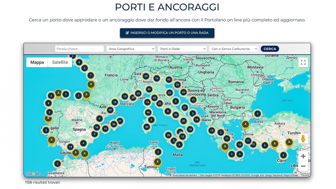 Portolano Digitale: la guida completa ai porti e agli ancoraggi | Yacht ...